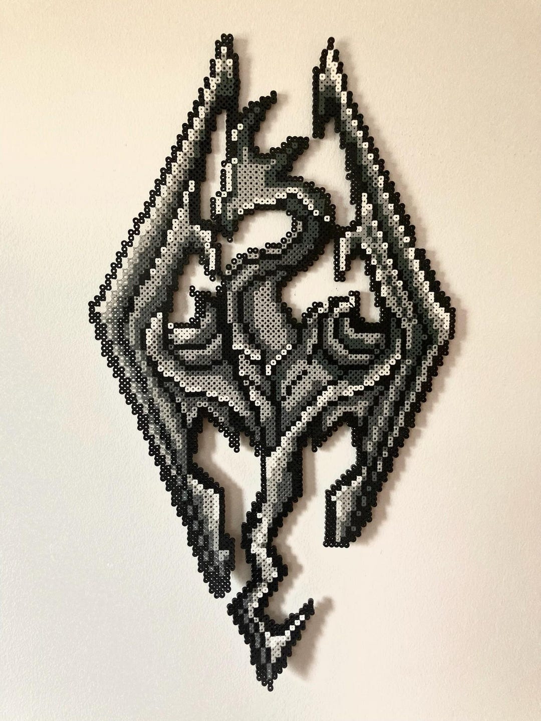 The Elder Scrolls V: Skyrim - Large Perler Bead Wall Decor - Etsy