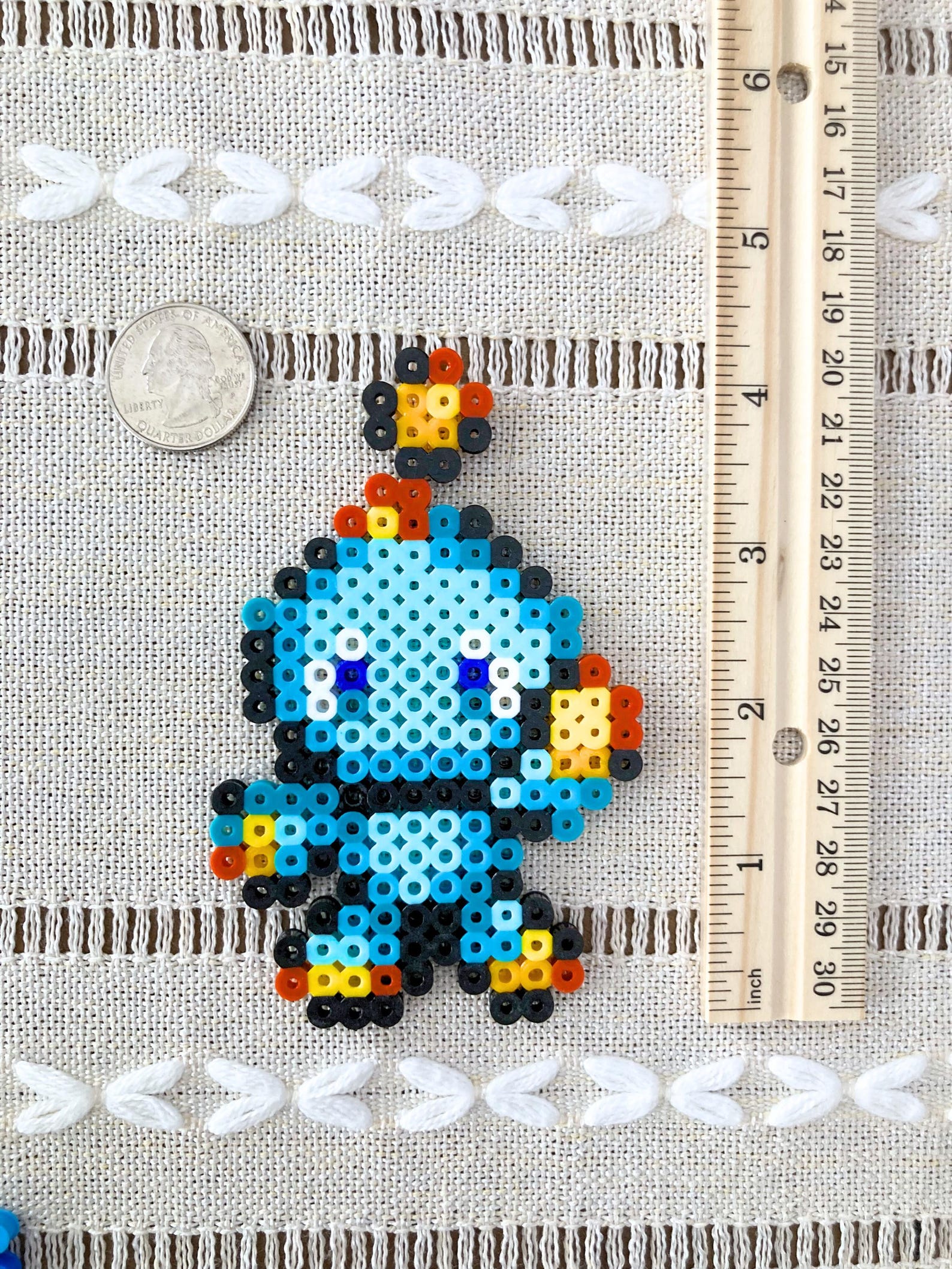 Chao Sonic the Hedgehog Perler Beaded Sprites - Pixel Art Charms - Etsy