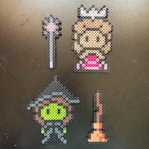 Wicked Perler Bead Sprites Witches Glinda and Elphaba - Etsy