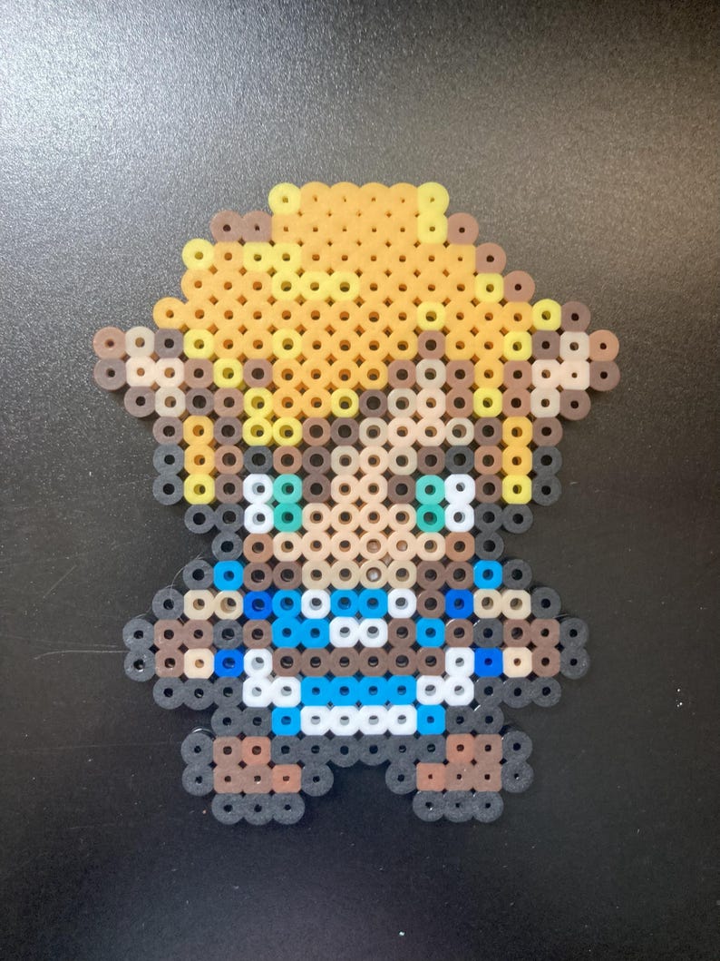 Legend of Zelda Breath of the Wild Link & Zelda Perler Bead Sprite - Etsy