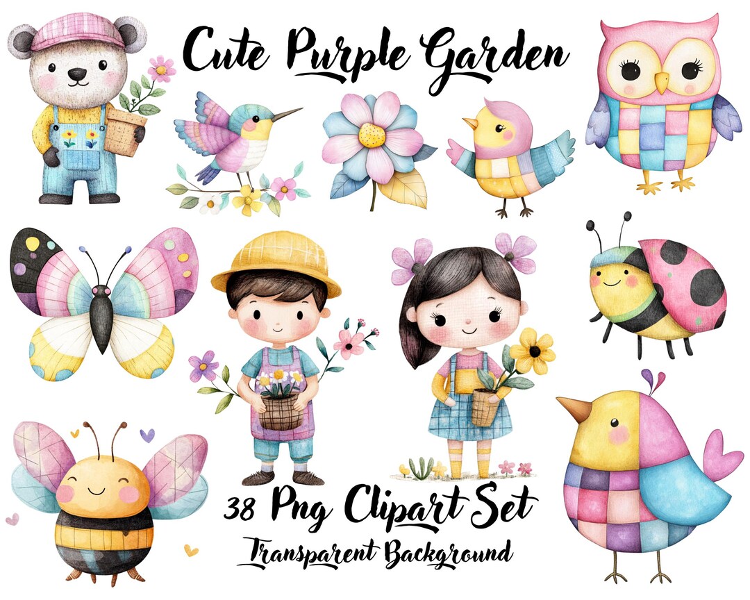 Watercolor Cute Birds Clipart, Cute Birds, Watercolor Birds, Birds ...