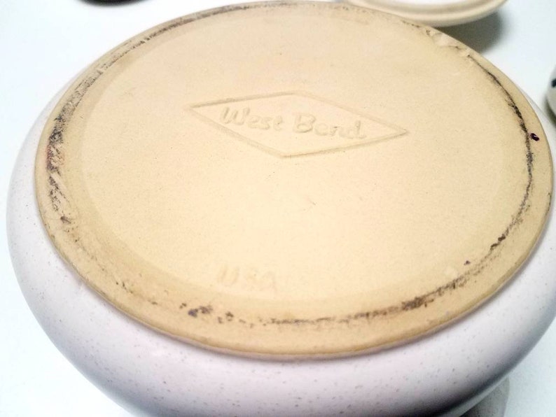 West Bend Bean Pot and Bowls Mid Century Soup Taurine - Etsy