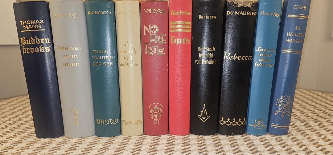 Vintage German Book Set: Fackelverlag Hardcover Literature, Midcentury ...