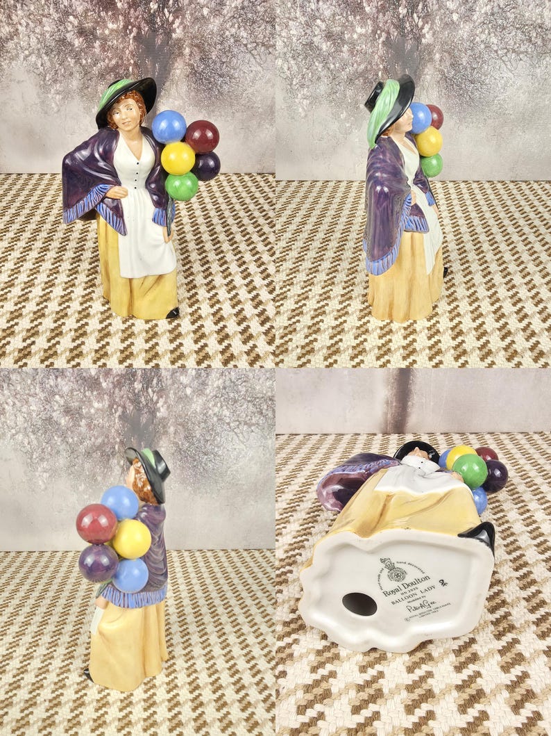 Royal Doulton Ballon Series – Vintage Figurines – Balloon Clown ，man ...