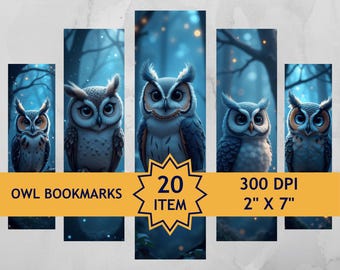 Cute Owl Bookmarks With Quotes, Printable DIY Bookmarks, Cute Owls ...