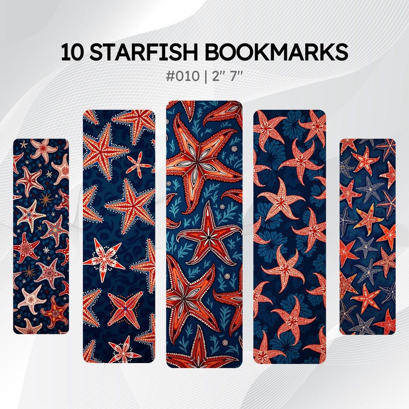 Starfish Bookmark - Etsy