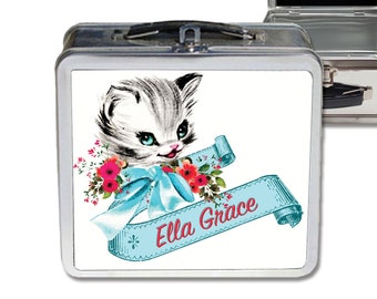 Cute Cat Lunch Box - Etsy