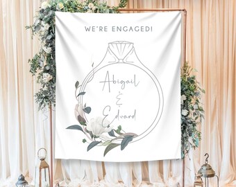 Wedding Ring Backdrop - Etsy