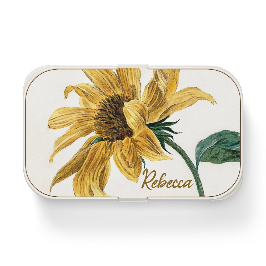 Sunflower Lunch Box Sunflower Gift Flower Lunch Box Wedding - Etsy