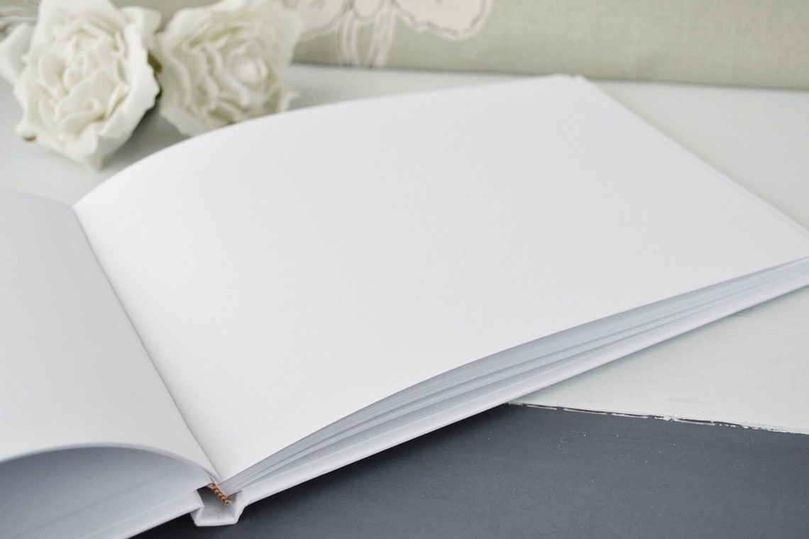 Art Nouveau Guest Book Wedding Guest Book Personalized Guest - Etsy