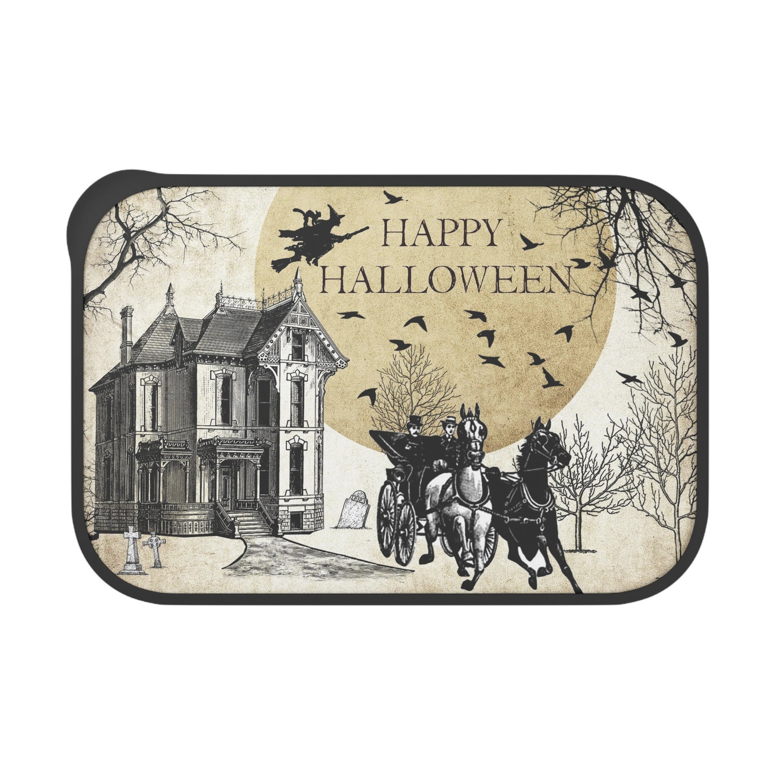 Haunted Mansion Lunchbox Halloween Lunch Box Haunted House - Etsy