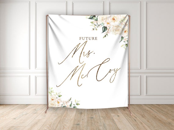 Future Mrs Backdrop Boho Bridal Shower Sign Boho Wedding Decor - Etsy