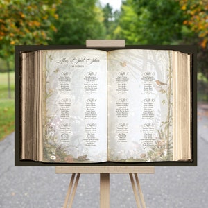 Enchanted Forest Seating Chart - Storybook Find Your Seat Sign for ...