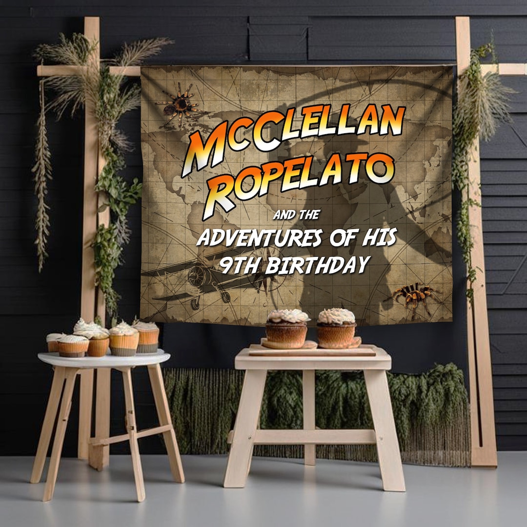 Adventure Birthday Backdrop, Safari Map, Jungle Birthday, Archaeology ...