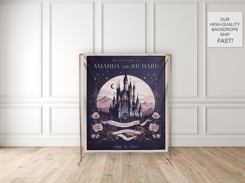 Fairytale Castle Backdrop in a Dark and Moody Book Cover Design, for ...