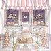 Patisserie Backdrop, Pink Stripes, Pie Shop, Storefront, Birthday Party ...