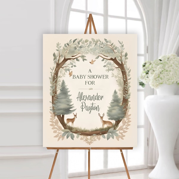 Forest Baby Shower - Etsy