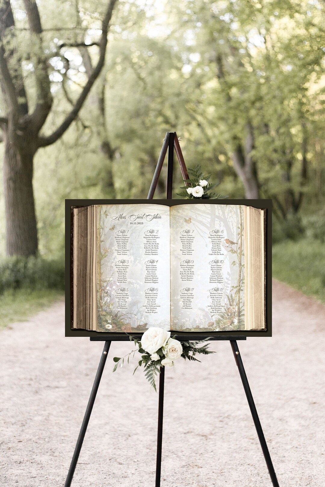 Enchanted Forest Seating Chart - Storybook Find Your Seat Sign for ...