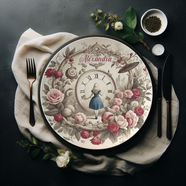 Alice in Wonderland Custom Plates - Etsy