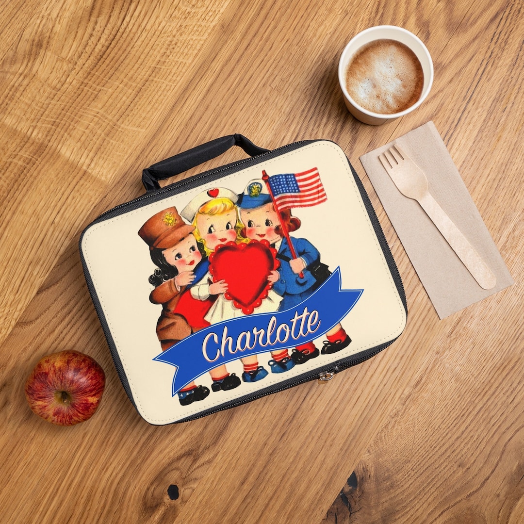 American Flag Lunch Box Personalized Gifts for Her Adult - Etsy