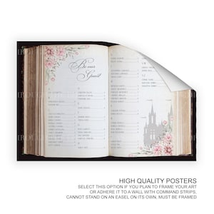 Fairytale Castle Seating Chart With Pink Flowers, Storybook Once Upon a ...