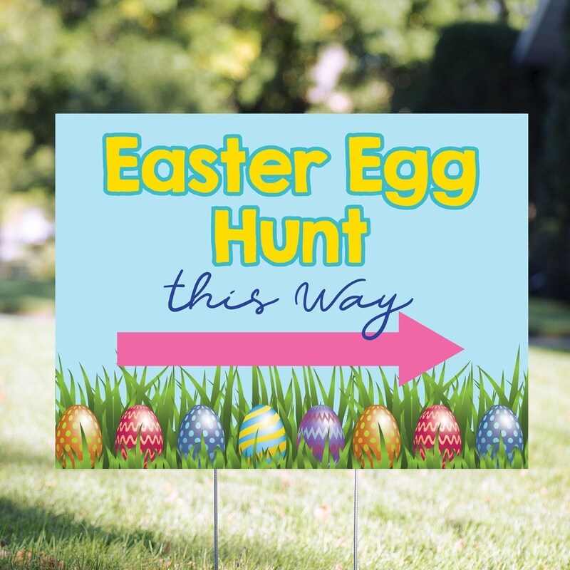 Easter Egg Hunt Sign - Etsy