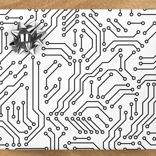 Circuit Board Wrapping Paper STEM Electrical Engineer Gift - Etsy