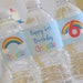 Rainbow Birthday Party Water Bottle Labels, Drink Labels, Rainbow ...