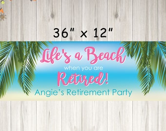 Beach Retirement | Etsy