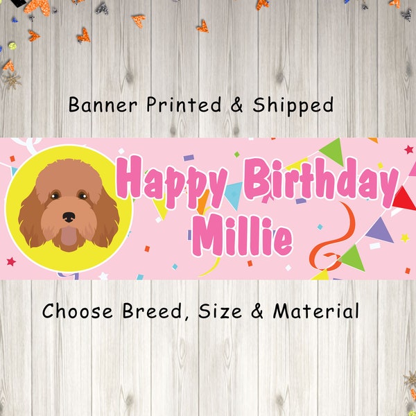 Dog Birthday Banner - Etsy