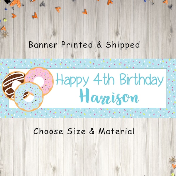 Donut Banner - Etsy
