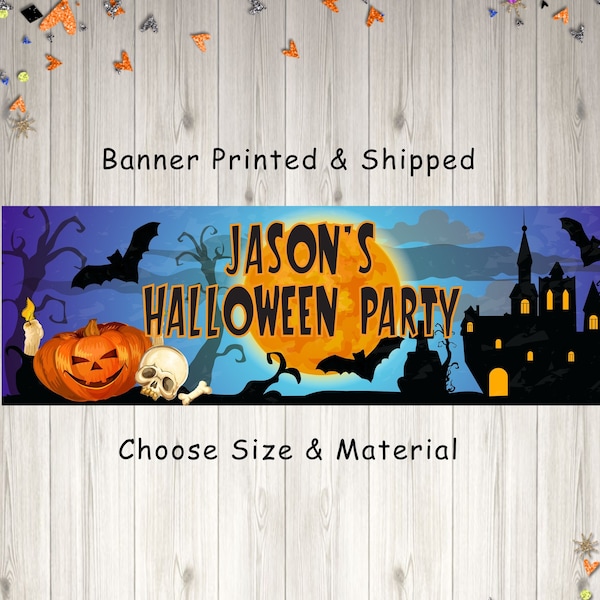 Halloween Banner - Etsy