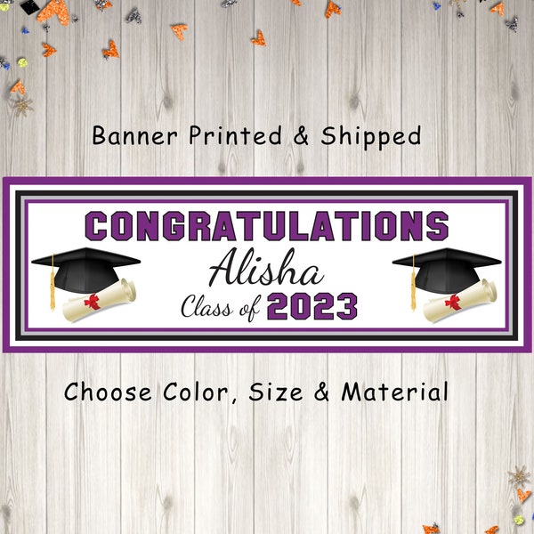 Graduation Banner - Etsy