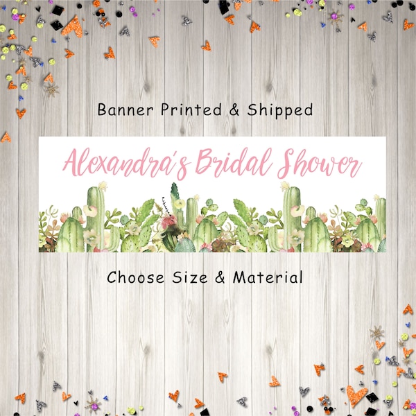 Cactus Banner - Etsy