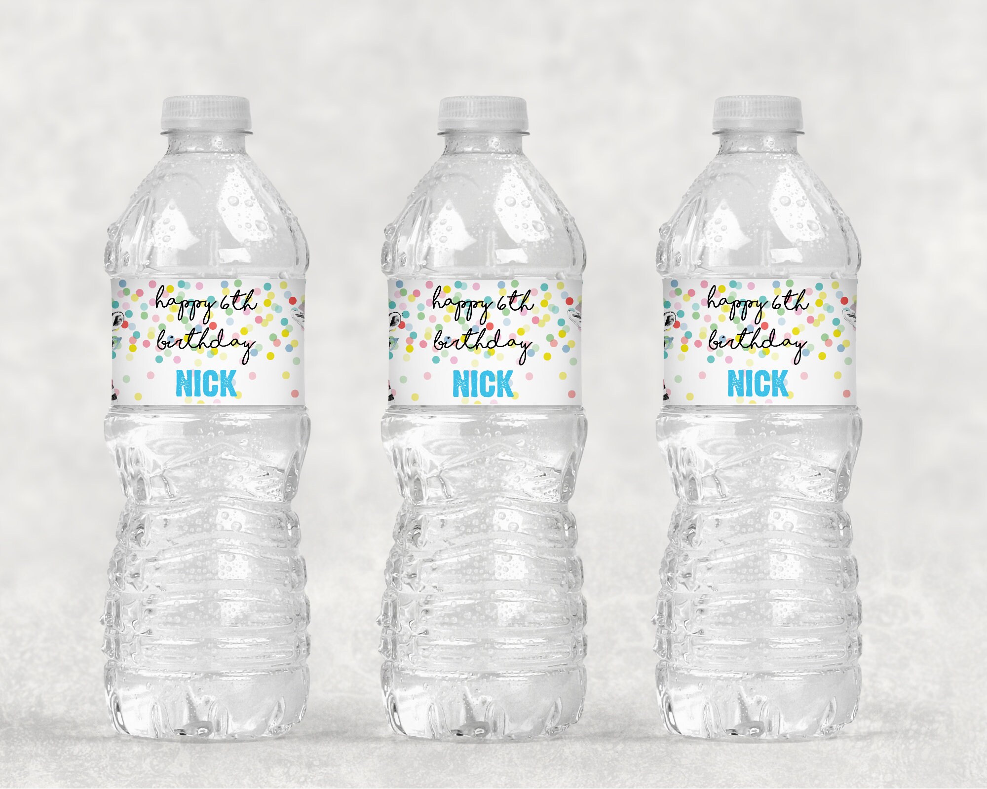 Water Bottle Labels Party Animals Zoo Animal Birthday Party | Etsy
