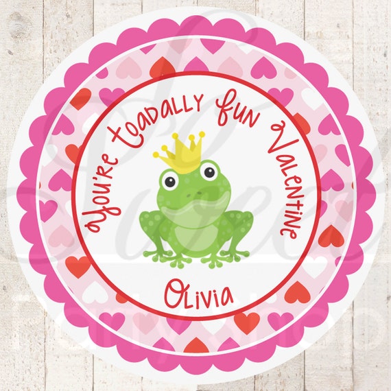 Valentine's Day Stickers, Kids Valentines, Goodie Bag Stickers, Treat ...