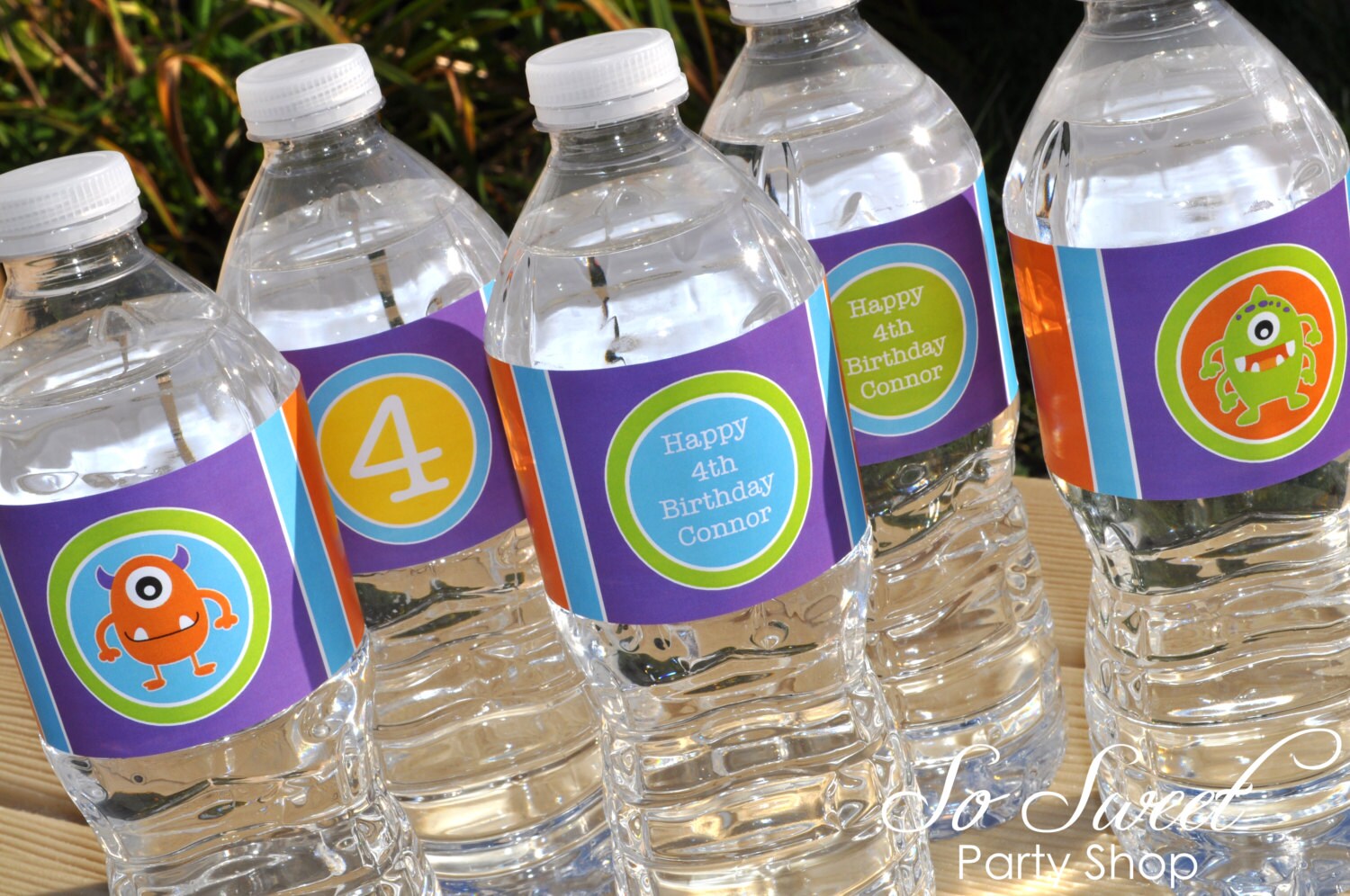 Monster Birthday Food Label Tent Cards Monster Party - Etsy