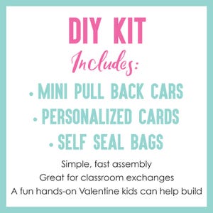Valentines Day Race Cars Bags and Card Kit Wheelie Cool Race Car ...