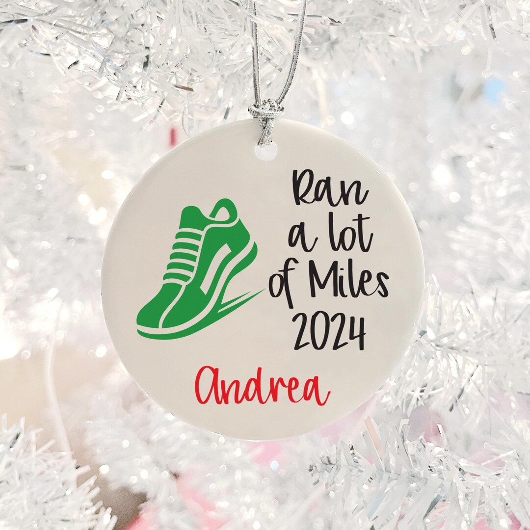 Running Ornament Personalized Gift for Runners Keepsake Ornament ...
