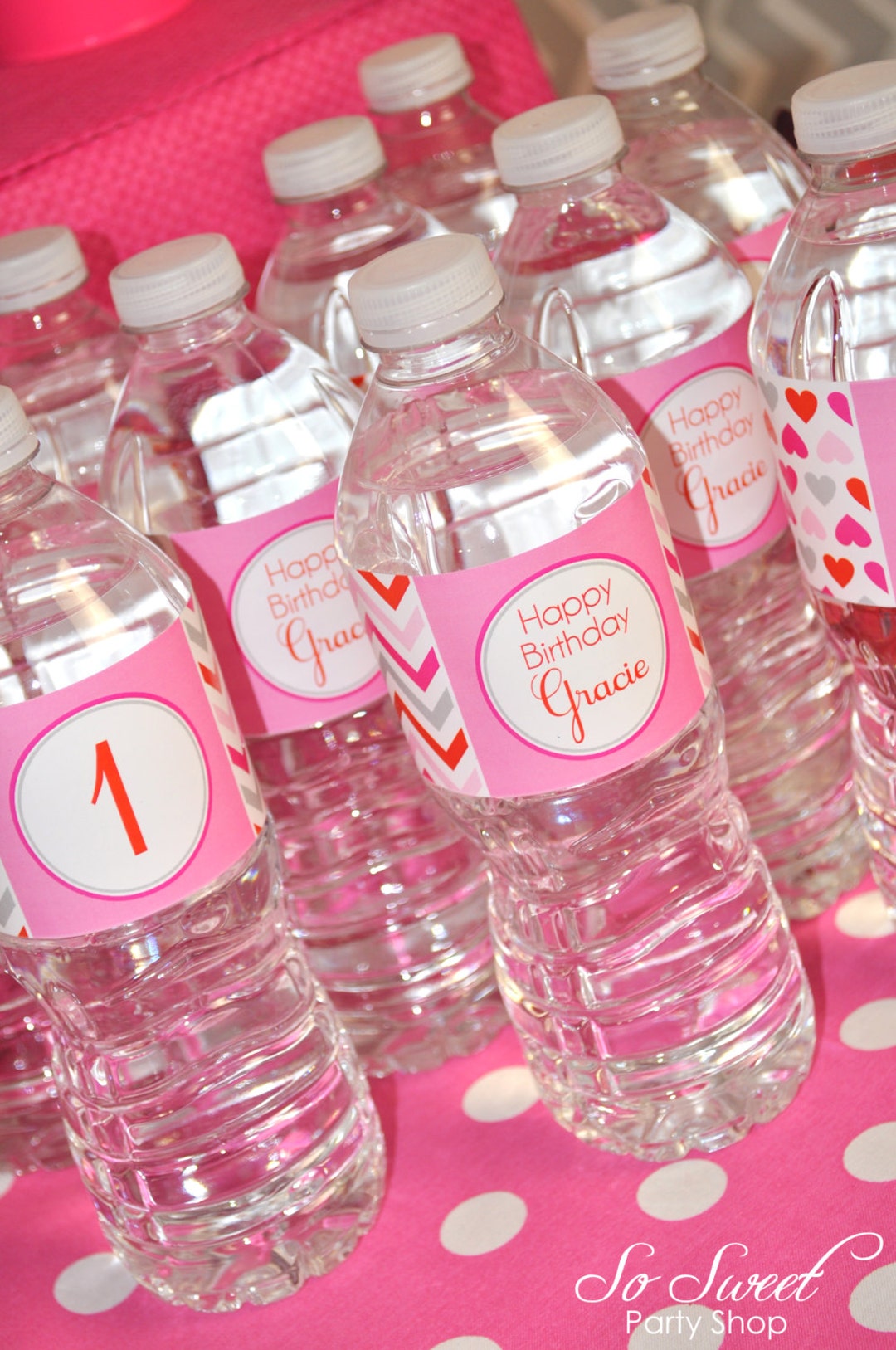 Valentine's Day Water Bottle Labels, Valentine Birthday, Valentine's ...