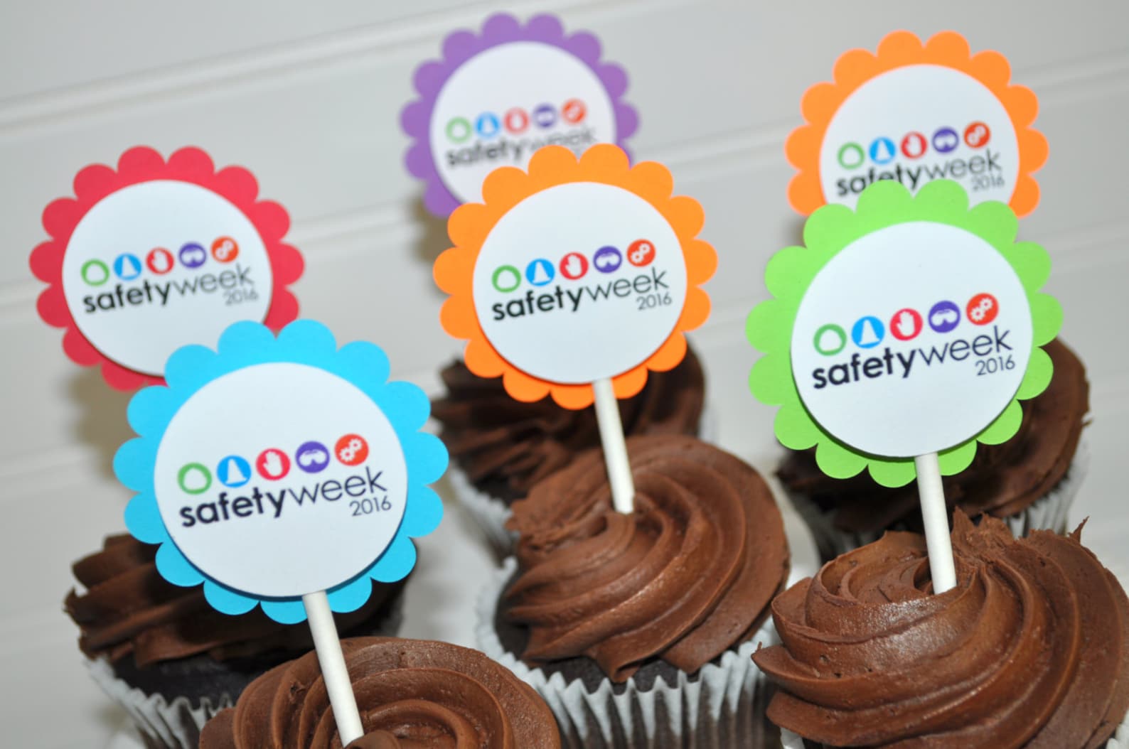 Corporate Logo Promotional Cupcake Toppers Logo Branded Cupcake Toppers ...