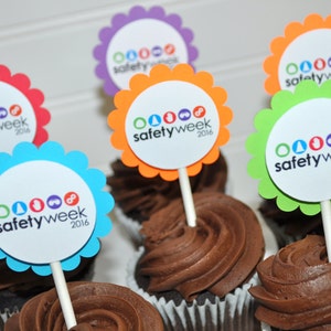 Corporate Logo Cupcake Toppers Business Logo Branded Cupcake Toppers ...