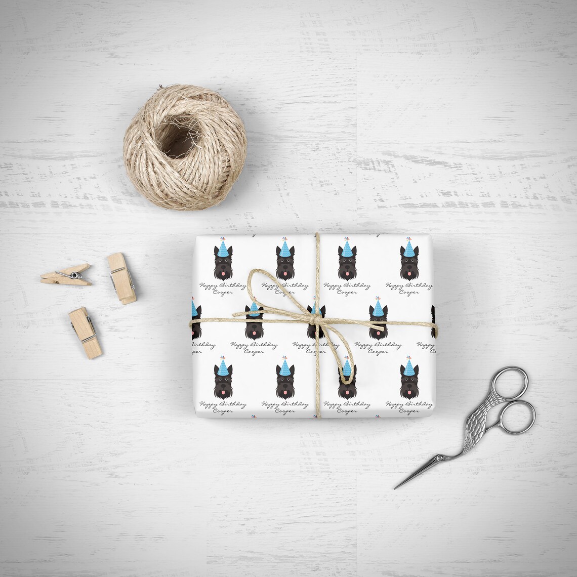 Dog Birthday Gift Wrap Happy Birthday Pet Dog Gifts - Etsy
