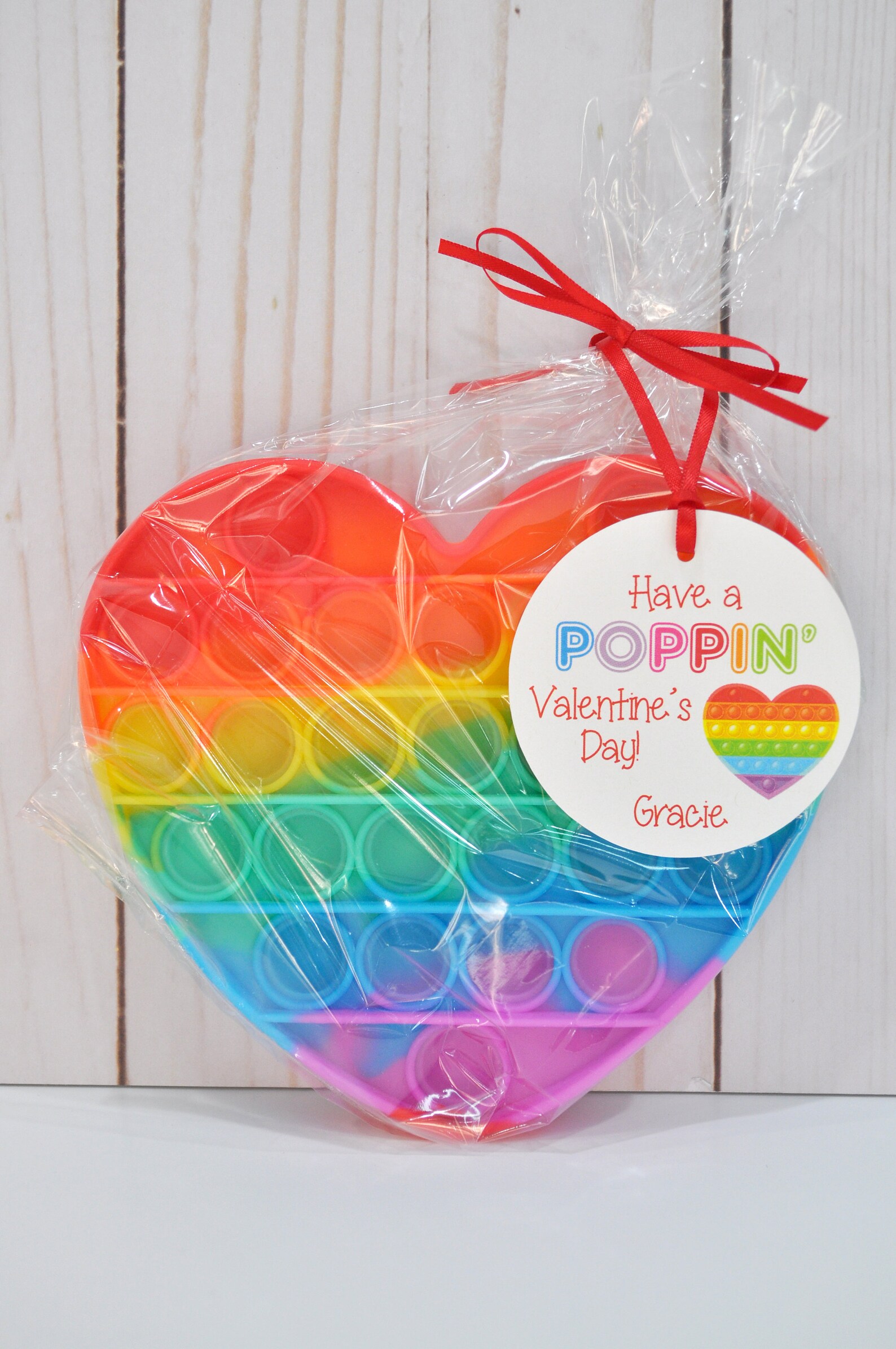 Pop It Valentine Tags Kids School Valentines Day Pop It Tags - Etsy