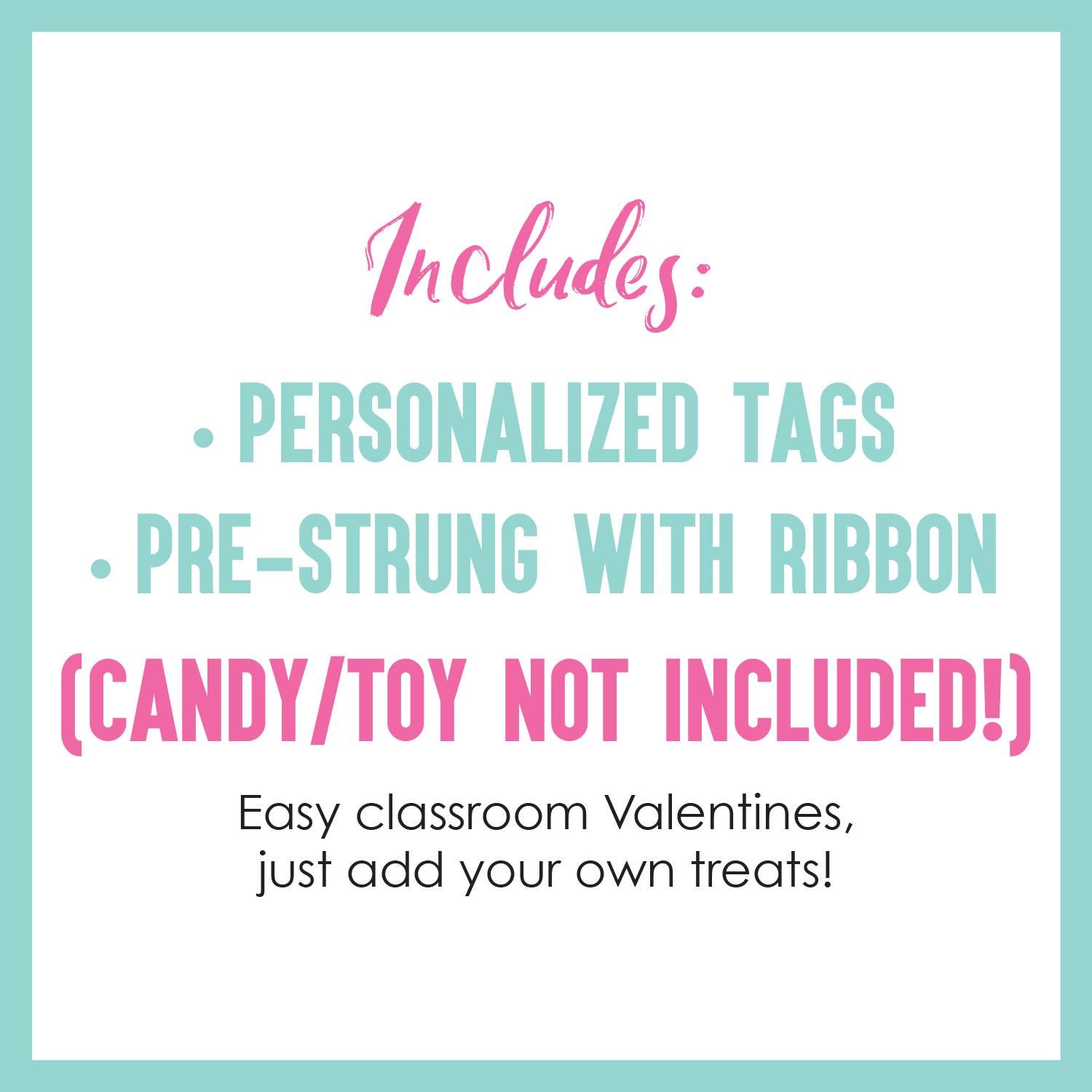 Starburst Valentine Tags, Kids School Valentines Day You Make My Heart ...