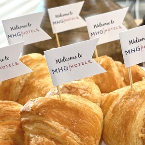 Company Logo Toothpick Flags Personalized Corporate Logo Food Flags ...