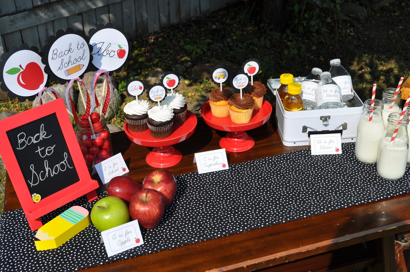 Back to School WATER BOTTLE LABELS Kids Party Ideas End of | Etsy