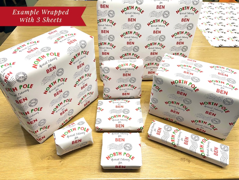 Logo Wrapping Paper Business Logo Gift Wrap Sheets Company Logo Gift ...
