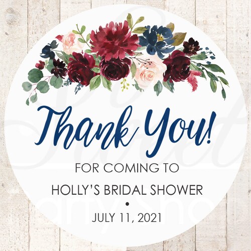 Wedding Favor Stickers Thank You Stickers Wedding Favor - Etsy