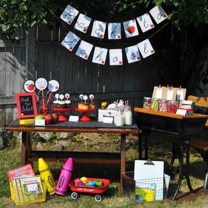 Back to School WATER BOTTLE LABELS, Kids Party Ideas, End of Summer ...